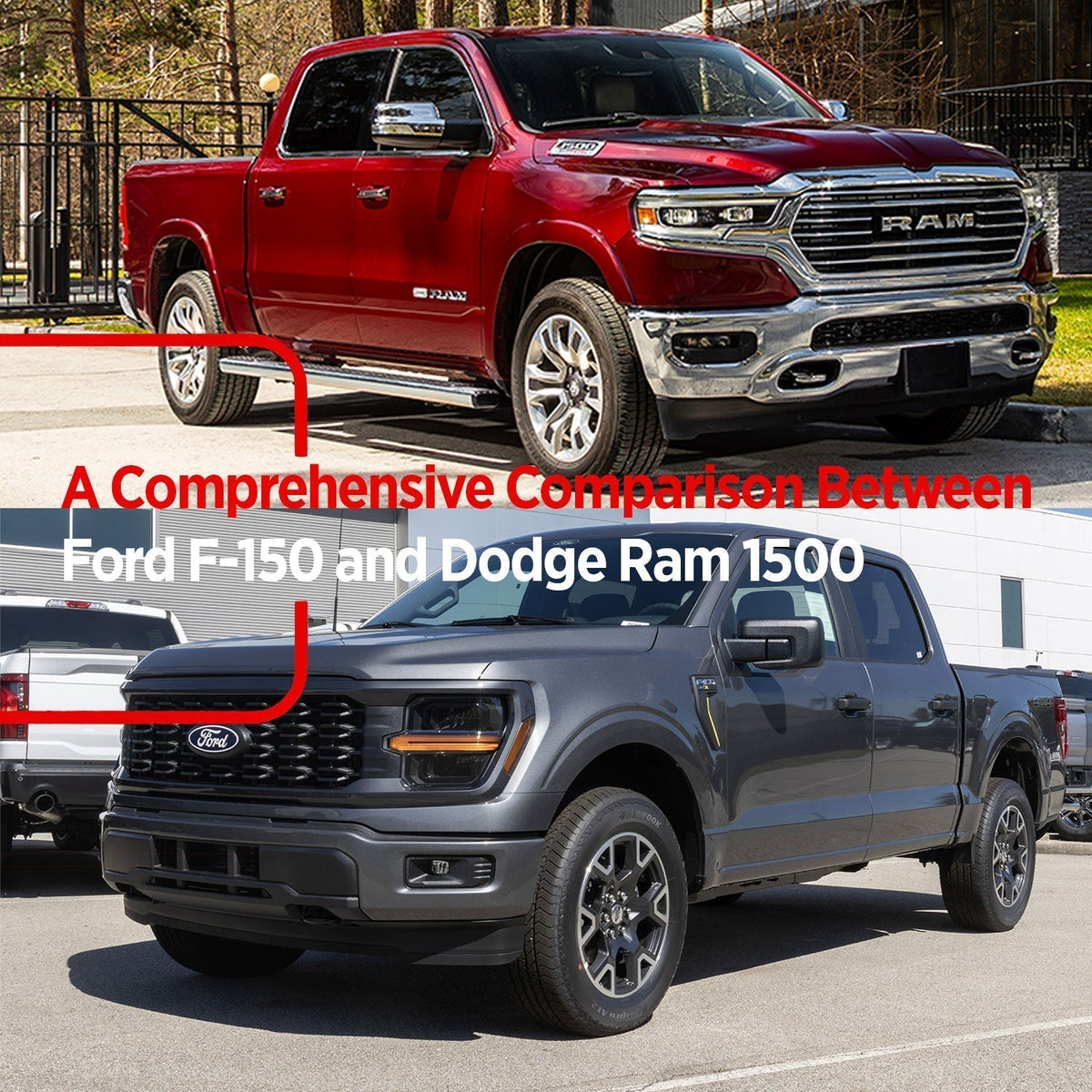 A Comprehensive Comparison Between Ford F-150 and Dodge Ram 1500 ...