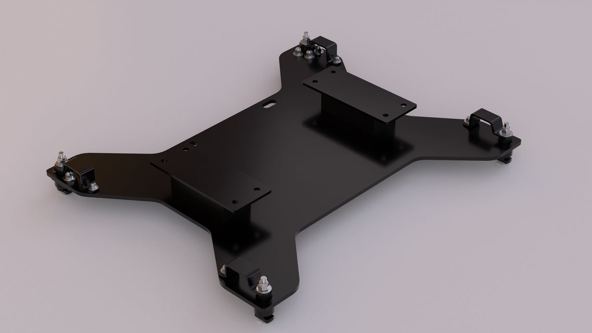 Mounting Base Bracket Set for Dodge Ram 3500 PUCK System OEM Compatibl ...