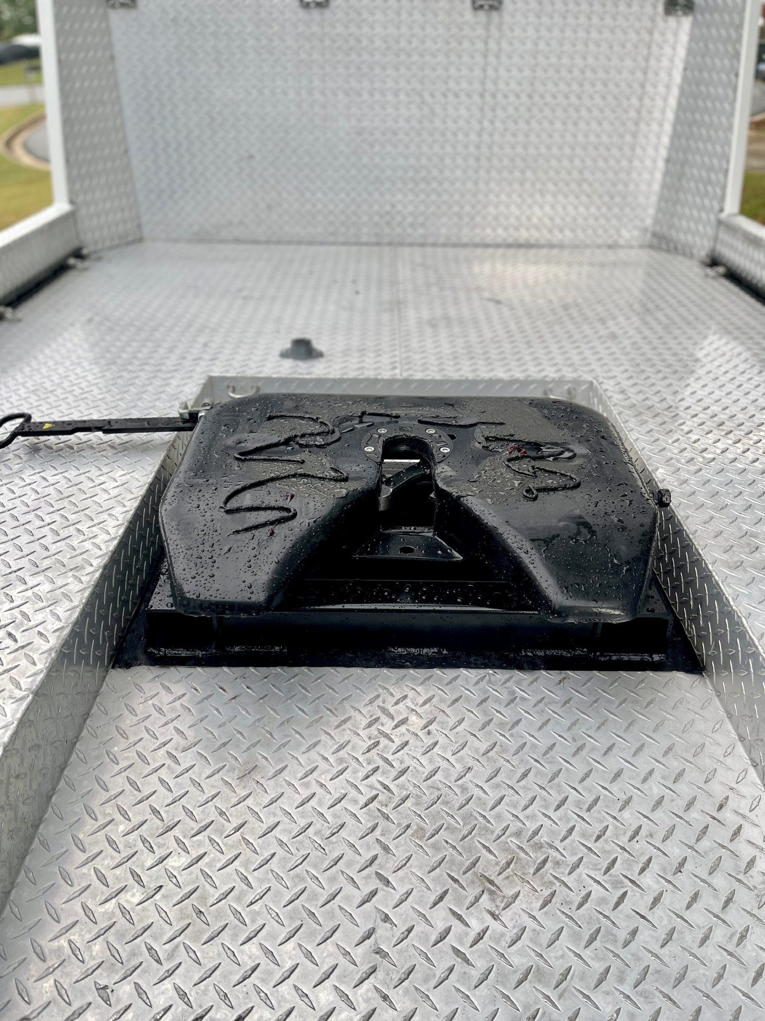 Fifth Wheel Hitch Plate Flatbed Trucks RVs Car Hauler Trailers Dodge ...
