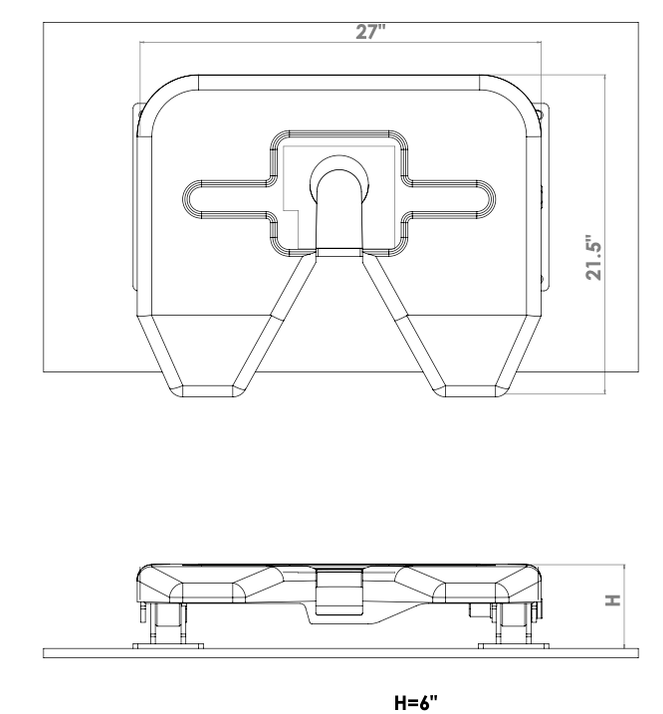 Fifth Wheel Hitch Plate Flatbed Trucks RVs Car Hauler Trailers Dodge ...
